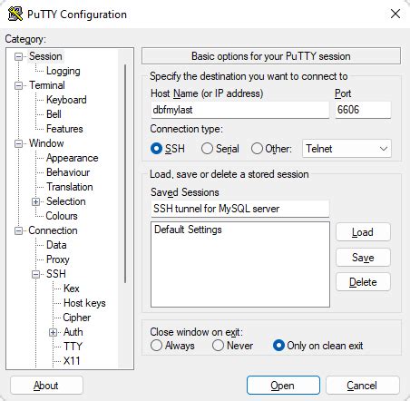 How To Connect To MySQL Databases Remotely With PuTTY And SSH Tunnels