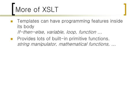 PPT XSLT PowerPoint Presentation Free Download ID 6609325
