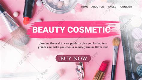 Pink Watercolor Halo Added Beauty Beauty Makeup Cosmetics Promotion