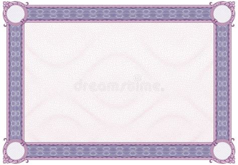 Blank Diploma Or Certificate Stock Vector Illustration Of Abstract Gold