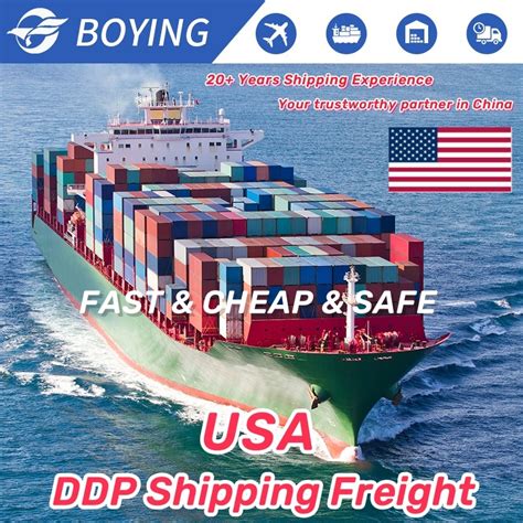 20ft 40ft Container From Shanghai Yiwu Ningbo To Usa Fcl Lcl Sea Ocean
