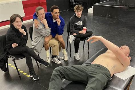 Kinky Boots Angels Get Waxed For Charity