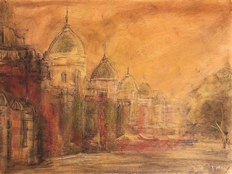 Zagreb Arkade U Magli Z Bez Okvira Zvonković Blaženka Pastel