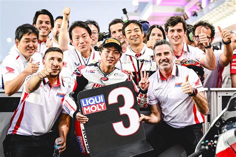 Moto3：トップ争い演じた古里太陽が2度目の表彰台に感動「成功の鍵はファインチューニング」／第1戦カタールgp Autosport Web