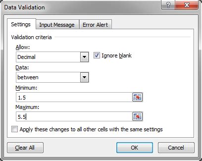 Excel Data Validation Limit What A User Can Enter Into A Cell