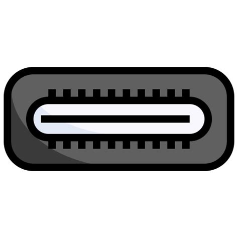 Usb C Cable Surang Lineal Color Icon