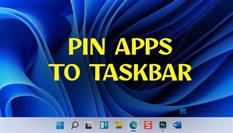 Prevent Pinning Or Unpinning Of Programs To Taskbar In Windows