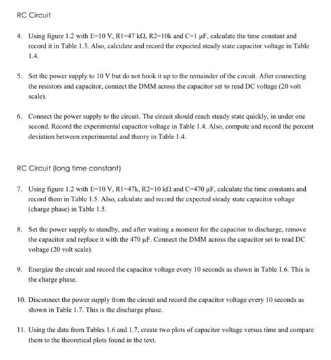 Introduction To RL And RC Circuits Objective In Chegg