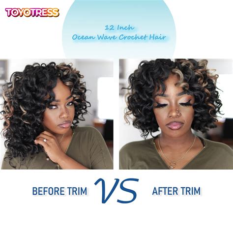 Buy Ocean Wave Crochet Hair 9 Inch 8packs Natural Black Ocean Wave