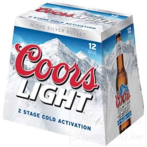 Coors Light 12 Pack Bottles Corkscrew Johnnys