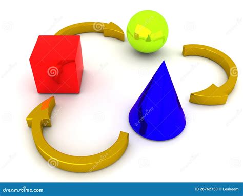 Convert Geometry Stock Illustration Illustration Of Arrow 26762753