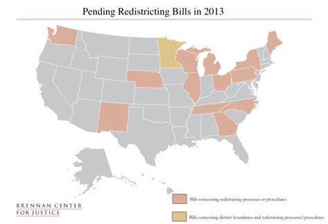 Redistricting Legislation In 2013 Brennan Center For Justice