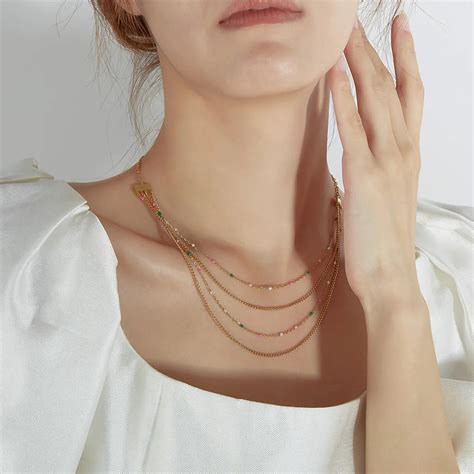 Wholesale Wholesale Retro French Style Solid Color Stainless Steel