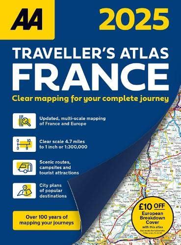 Buy AA Traveller S Atlas France AA Road Atlas Book Online At Low Prices In India AA