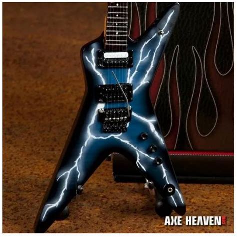 Pantera Darrell Dimebag Signature Lightning Bolt Miniature Guitar