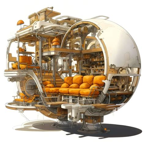 Captivating Cross Section Cutaway Designs Midjourney Prompt