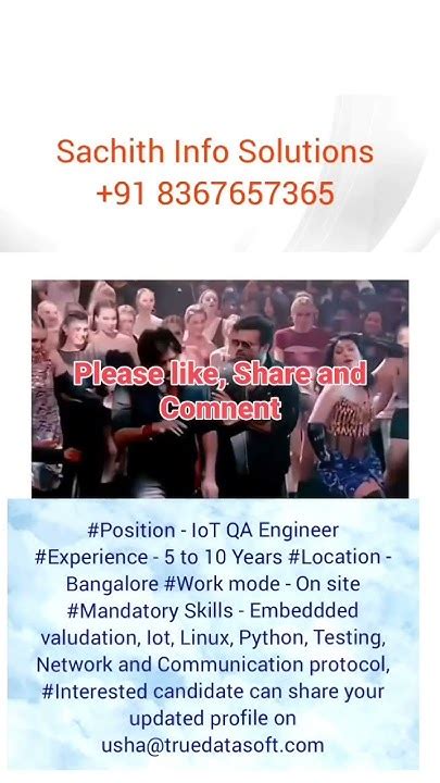 Hiring Iot Qa Engineer Qaengineer Testingjobs Youtube
