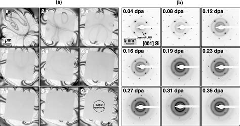 Post Irradiation Screening In A Tem The Sample Irradiated In The Download Scientific Diagram