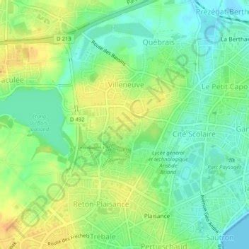 44600の地形図標高地勢