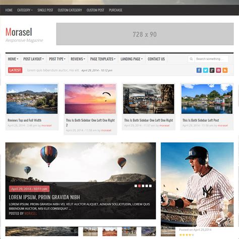News Website Html Templates Free Premium Themes