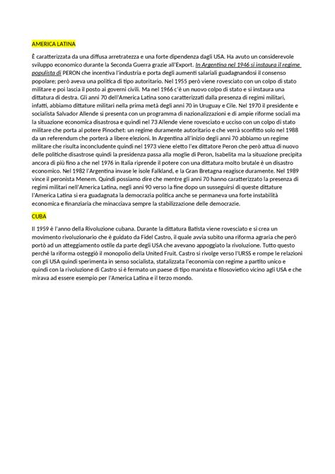 Riassunto Storia Contemporanea Docsity