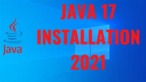 how to install latest java jdk 17 on windows 10 [ 2021 update ] step by step jdk installation