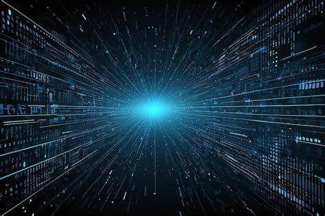 Premium Photo Technology Background Big Data Concept Binary Computer