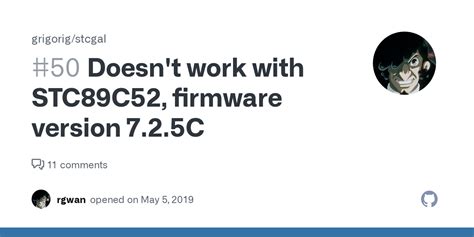 Doesn T Work With STC C Firmware Version C Issue Grigorig Stcgal GitHub