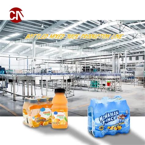 Automatic Working Complete Fruit Juice Processing Line Juice