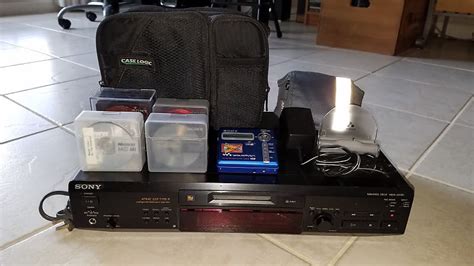 Sony Mds Je530 And Netmd Mz N707 Minidisc Playerrecorder Reverb