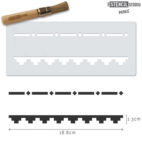 Stencil Minis Mini Stencils For Craft Projects And Furniture