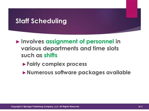 Scheduling Staff, Patients, and Jobs - ppt download