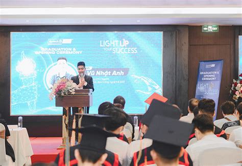 Cto Topcv Phát Biểu Tại Lễ Khai Giảng And Tốt Nghiệp Tại Aptech Việt Nam Topcv Blog