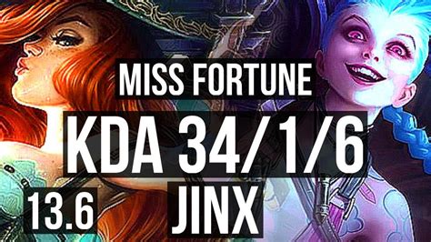 Miss Fortune And Annie Vs Jinx And Thresh Adc 3416 Legendary Quadra