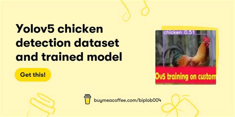 Yolov5 Chicken Detection Dataset And Trained Model Buymeacoffee