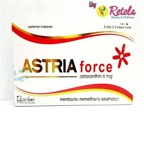 Jual Astria Force Astaxanthin Mg Shopee Indonesia