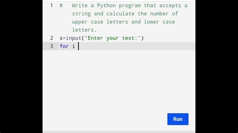 Python Program To Calculate The Number Of Upper Case Letters And Lower