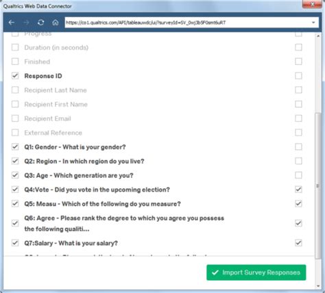 Visualizing Survey Data With Qualtrics Web Data Connector Data