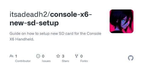 Console X6 New Sd Setup README Md At Main Itsadeadh2 Console X6 New Sd Setup GitHub