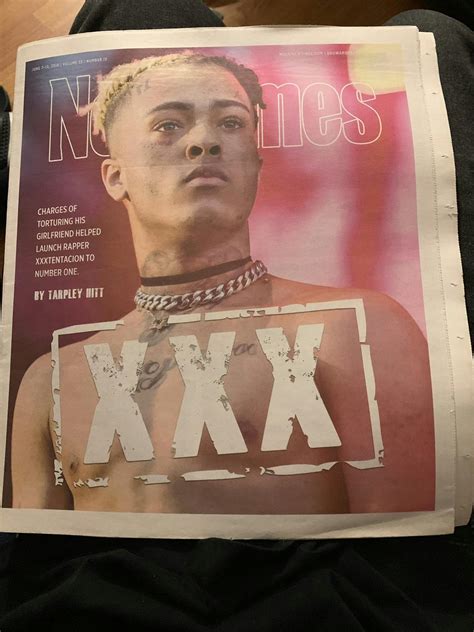 Vintage Xxxtentacion News Article Grailed