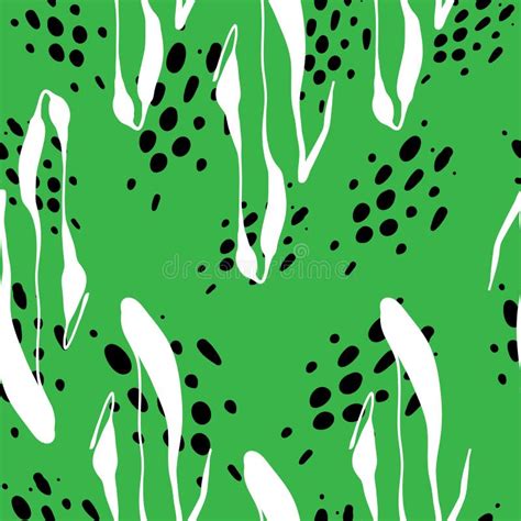 Vector Seamless Pattern Modern Stylish Texture Geometric Striped Ornament Stock Vector