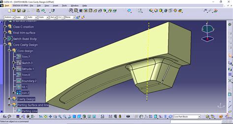 Core And Cavity Design Using Catia V5 Skill Lync