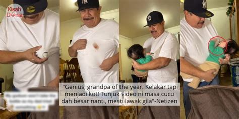 Video Cucu Susah Nak Minum Susu Botol Atuk Menyamar Jadi Ibu