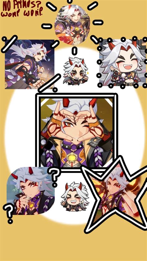 Arataki Itto Wallpaper I Made ️🧡 Genshin Impact Hoyolab