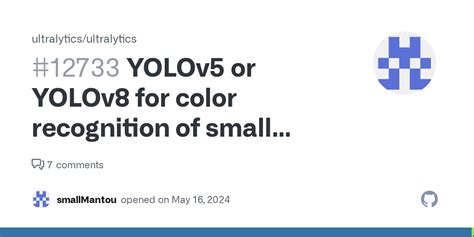 Yolov5 Or Yolov8 For Color Recognition Of Small Targets · Issue 12733