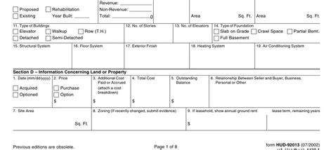 Form Hud 92013 ≡ Fill Out Printable Pdf Forms Online