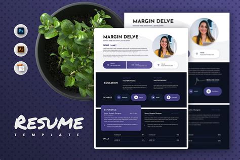 قالب رزومه و Cv خلاقانه کد محصول 123663