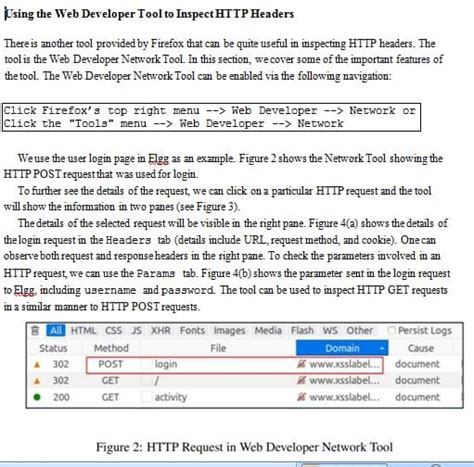 Using The Web Developer Tool To Inspect Headers