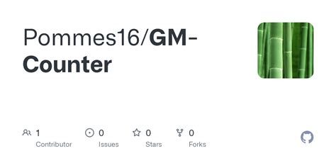 Github Pommes16gm Counter