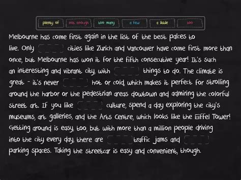 Quantifiers Missing Word